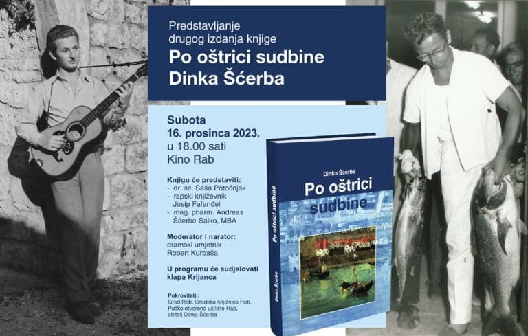 Dinko Šćerbe “Po oštrici sudbine” | Književna promocija koja je puno ...