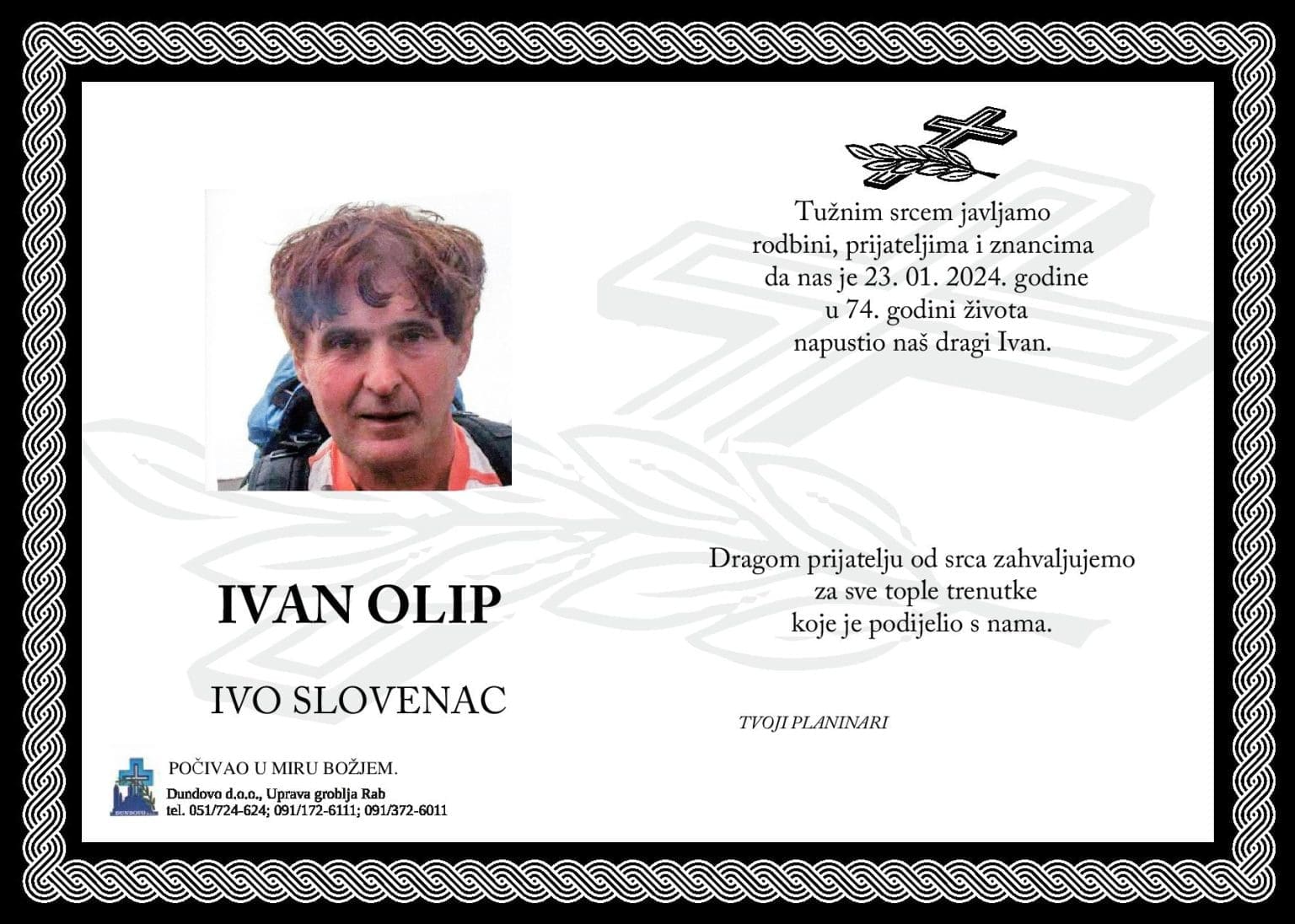 IVAN OLIP | Rab Danas